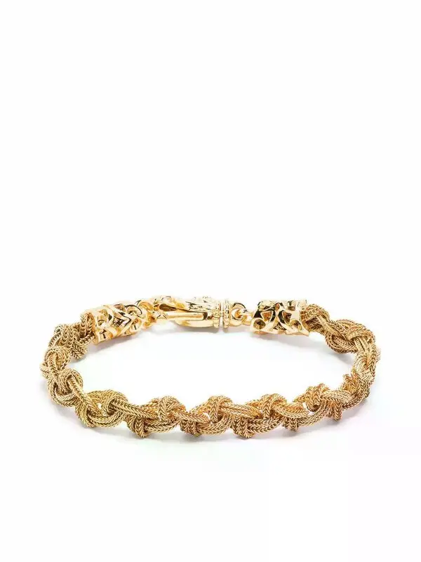 Emanuele Bicocchi Knot Braid Bracelet - Gold