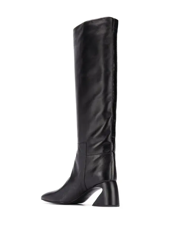 JIL SANDER Sculpted Heel Thigh-high Boots