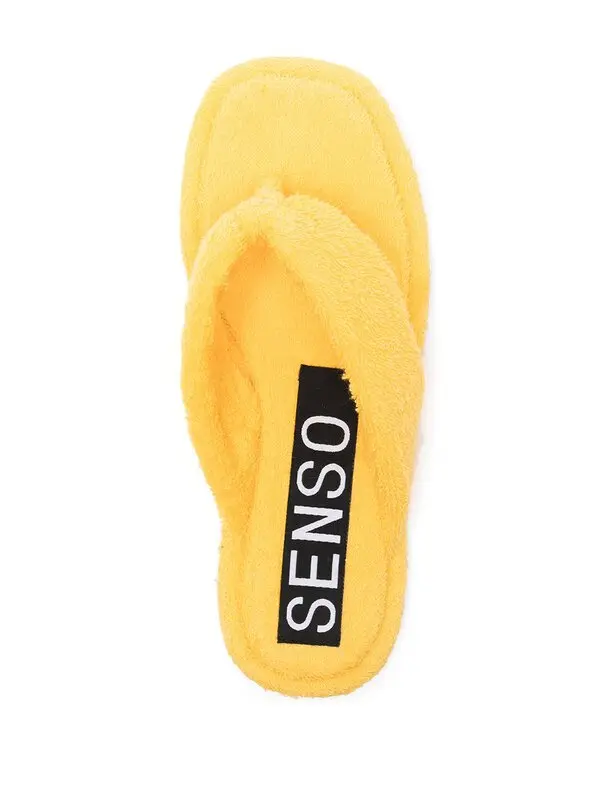 Senso Izzy Terrycloth Sandals - Yellow