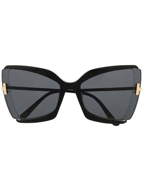TOM FORD Oversized Butterfly-frame Sunglasses - Black