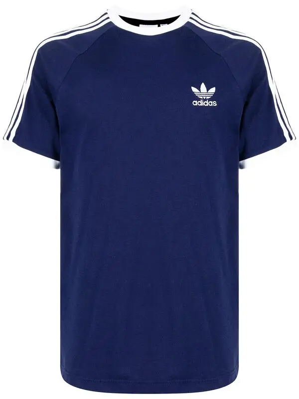 Adidas Embroidered-logo T-shirt - Blue