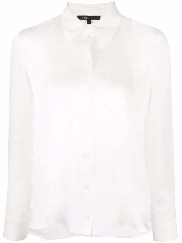 Maje Button-up Shirt - White