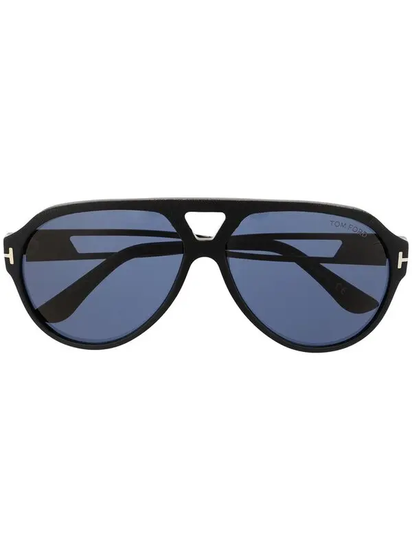 TOM FORD Pilot-frame Sunglasses - Black