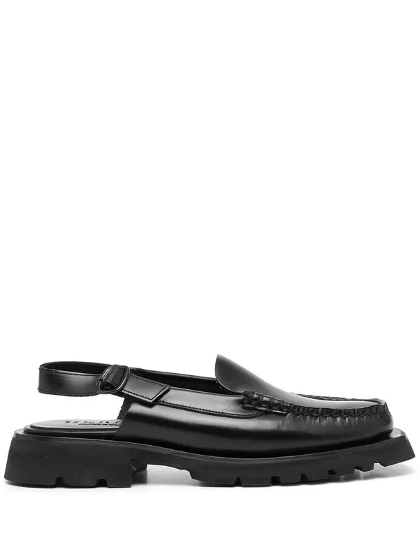 Hereu Slingback Leather Loafers