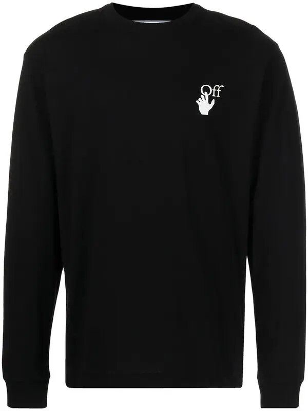 Off-White Logo-print Long-sleeve Top