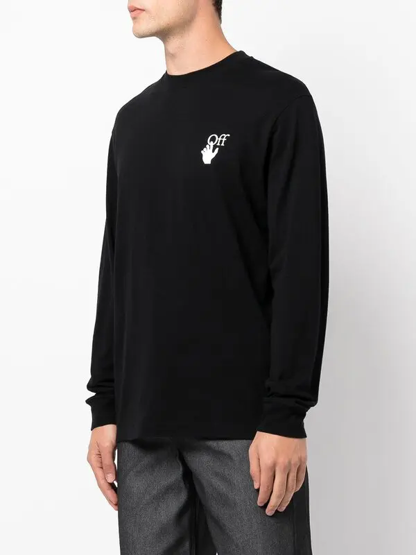 Off-White Logo-print Long-sleeve Top