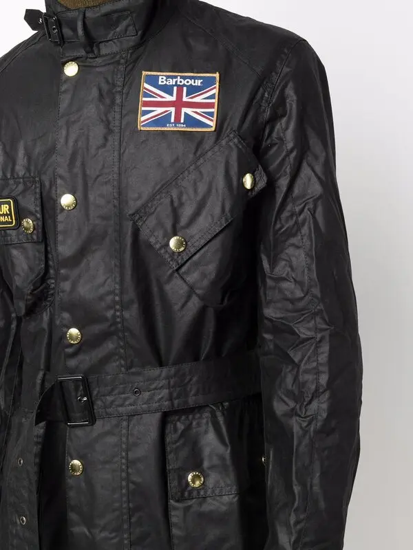 Barbour International Union Jack Wax Jacket