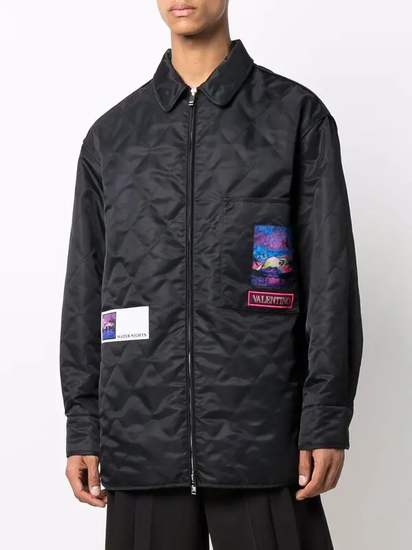 Valentino Garavani Quilted Shirt Jacket