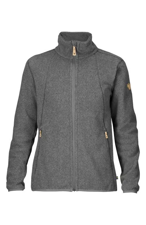Fjallraven Stina Fleece Jacket - Dark Grey