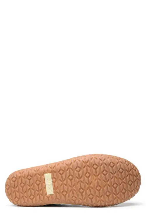Minnetonka Tilden Suede Slippers - Brown