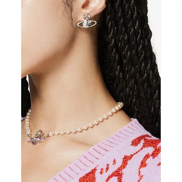 VIVIENNE WESTWOOD Mayfair Bas Relief Stud Earrings
