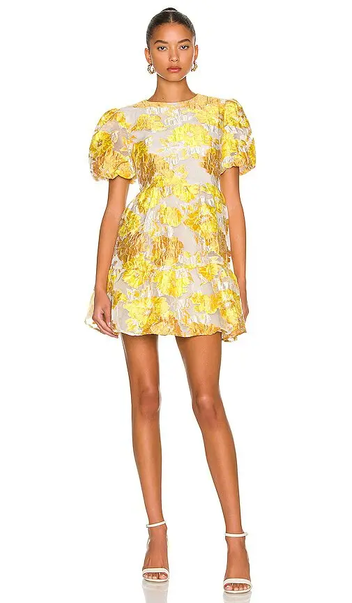 ELLIATT Progressive Dress In Yellow