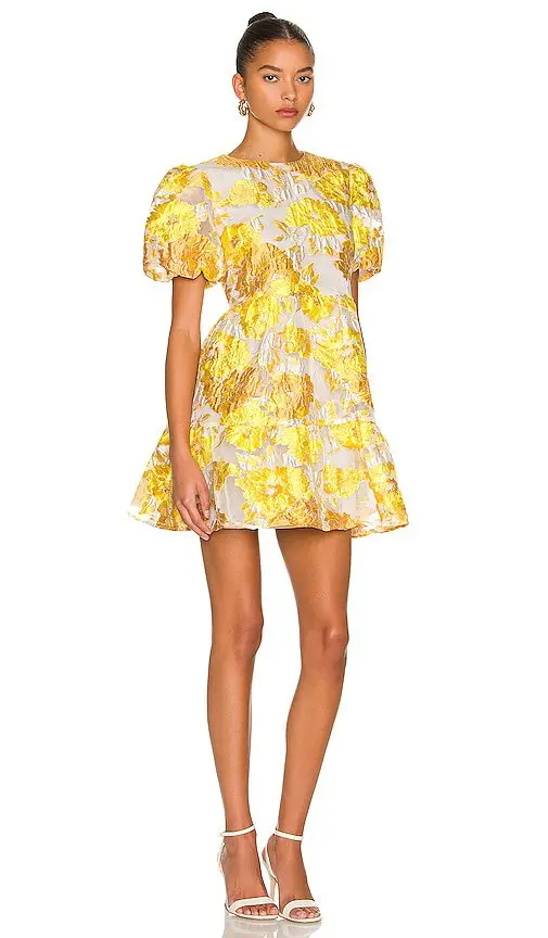 ELLIATT Progressive Dress In Yellow