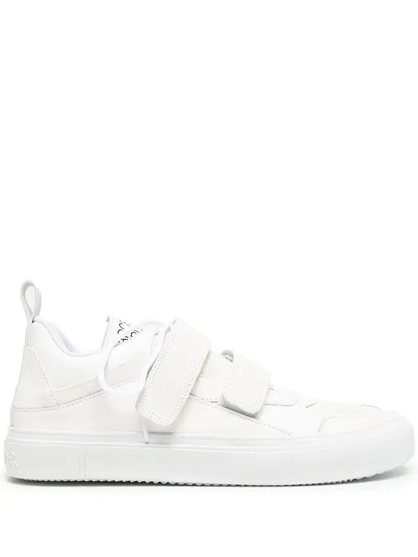 COUNTY OF MILAN Marcelo Burlon Logo-print Leather Sneakers