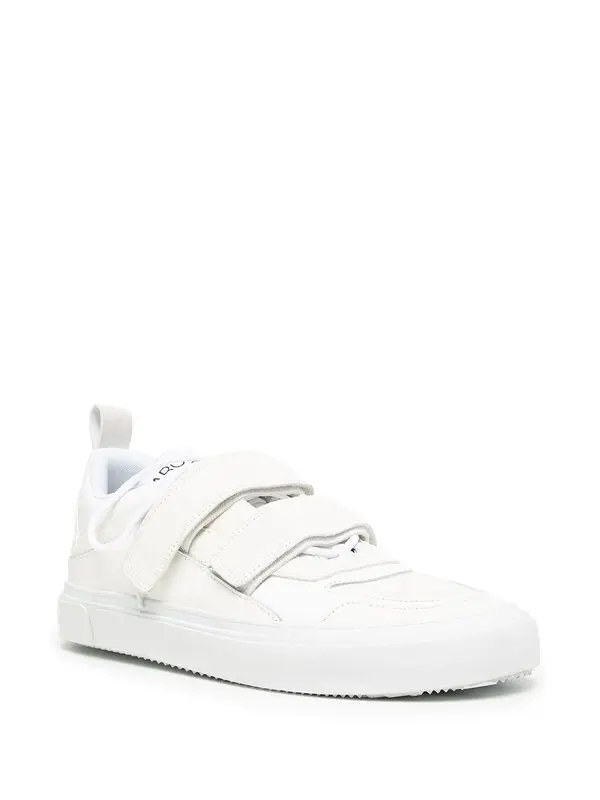 COUNTY OF MILAN Marcelo Burlon Logo-print Leather Sneakers