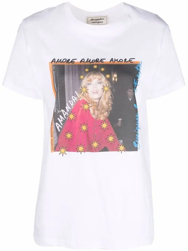 ALESSANDRO ENRIQUEZ Photo Print T-shirt