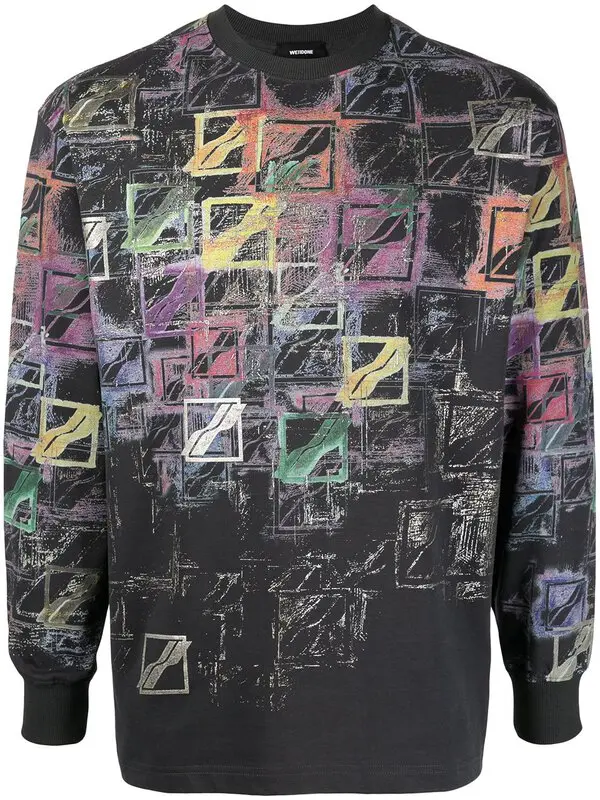 We11Done Logo-print Cotton Sweatshirt