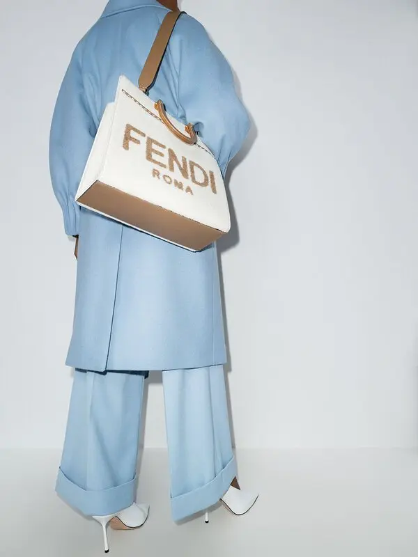 Fendi Shearling Sunshine Tote Bag