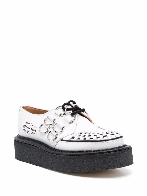 GEORGE COX X 10 Corso Como D-ring Embellished Creepers