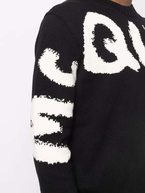 Alexander McQueen Intarsia-knit Cotton Jumper