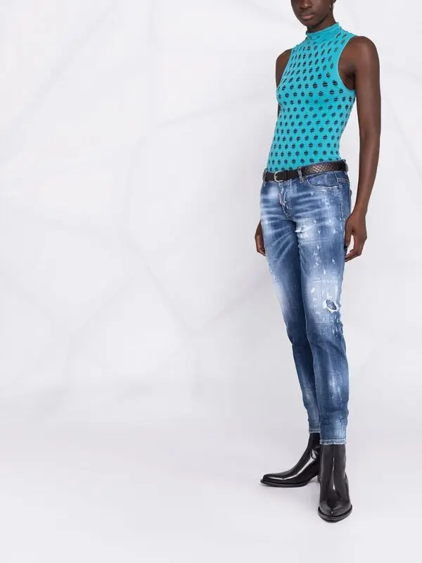 Dsquared2 Distressed Slim-fit Jeans