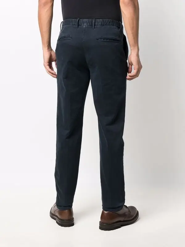 Incotex Slim-cut Chino Trousers - Blue