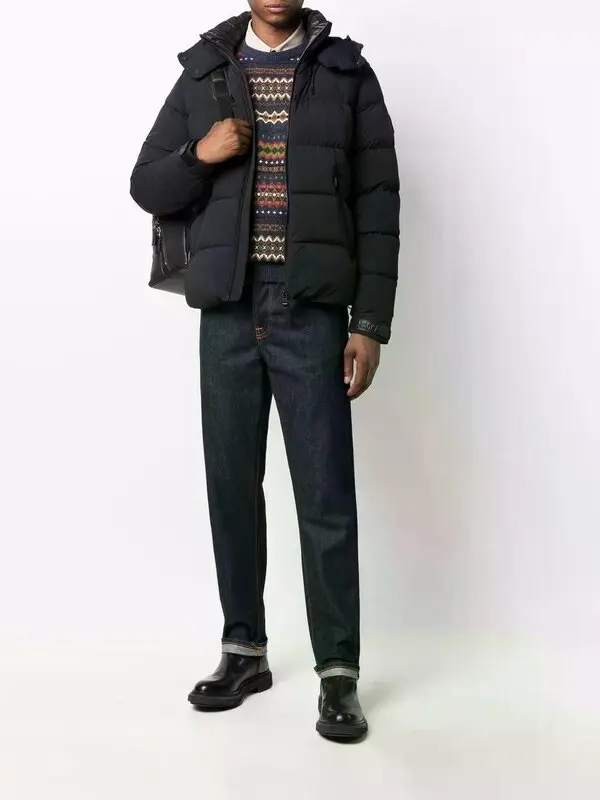 Mackage Hooded Feather-down Padded Jacket - Black