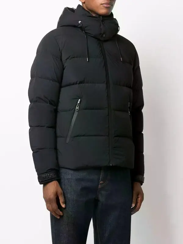 Mackage Hooded Feather-down Padded Jacket - Black