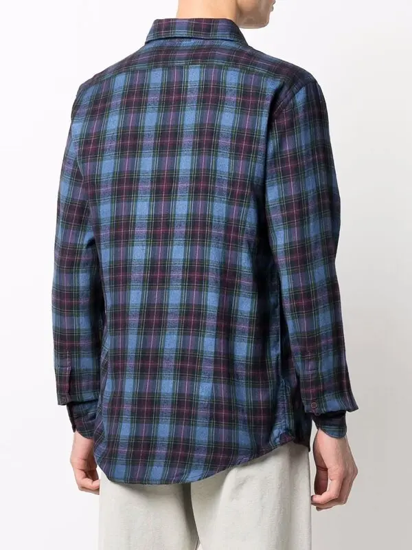 DEPERLU Tartan-print Cotton Shirt