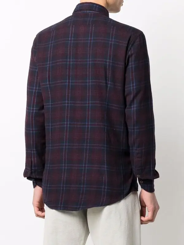 DEPERLU Tartan-print Cotton Shirt