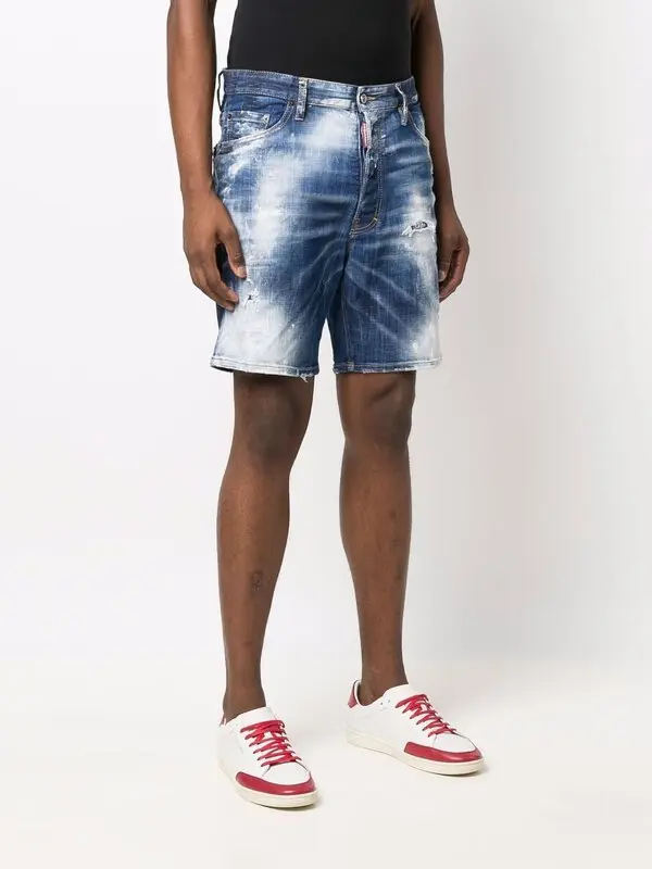 Dsquared2 Distressed-effect Denim Shorts