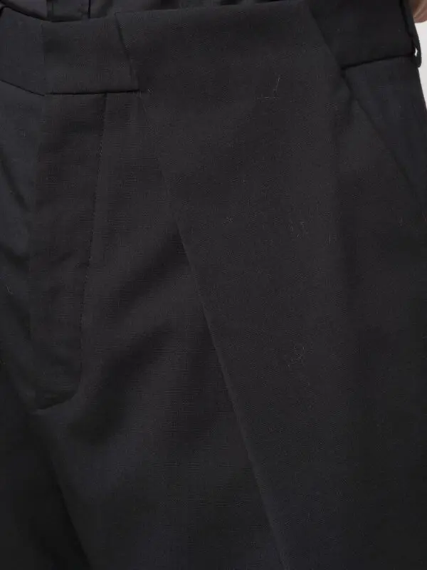 Balmain Draped Cropped Trousers
