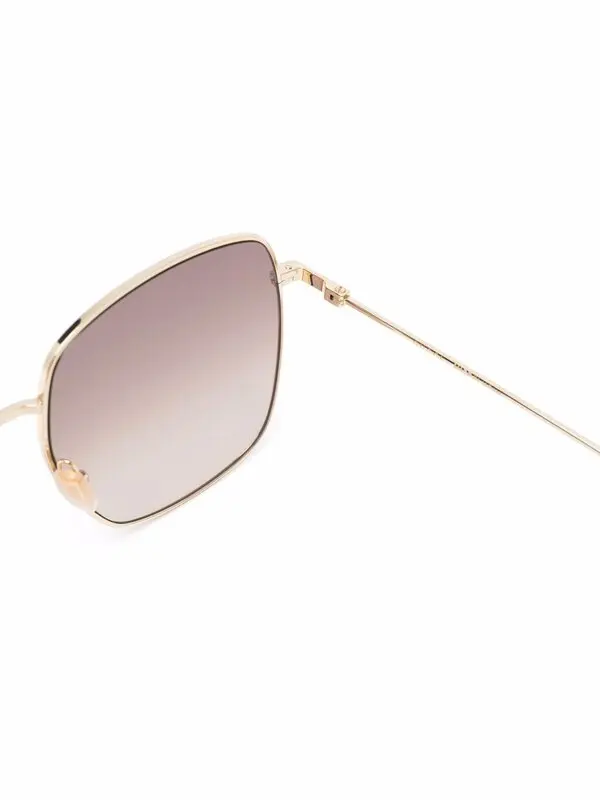 Gucci Gg-pendant Square-frame Sunglasses
