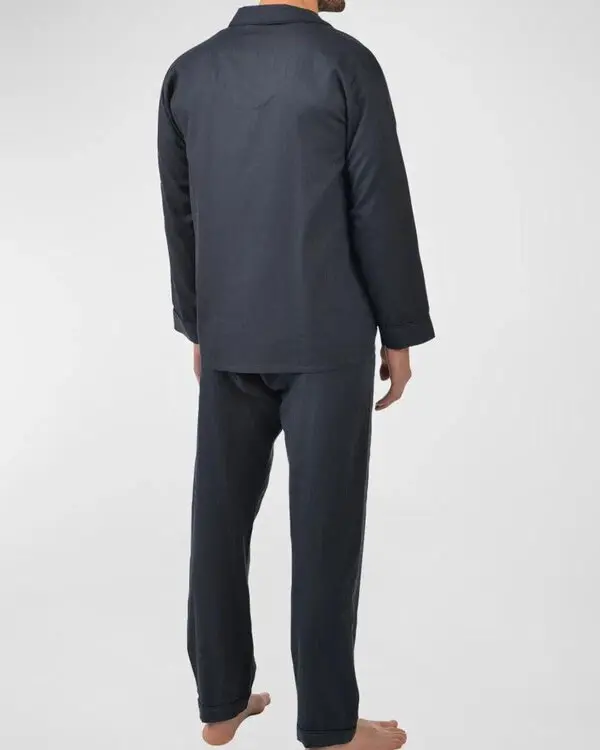 Majestic International Apos;s Piped Pajama Set - Lead