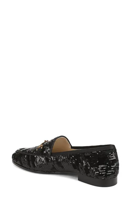 Sam Edelman Loraine Bit Loafer - Black Sequins