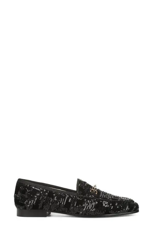 Sam Edelman Loraine Bit Loafer - Black Sequins