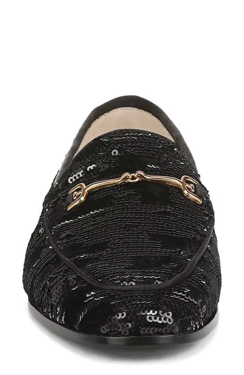 Sam Edelman Loraine Bit Loafer - Black Sequins