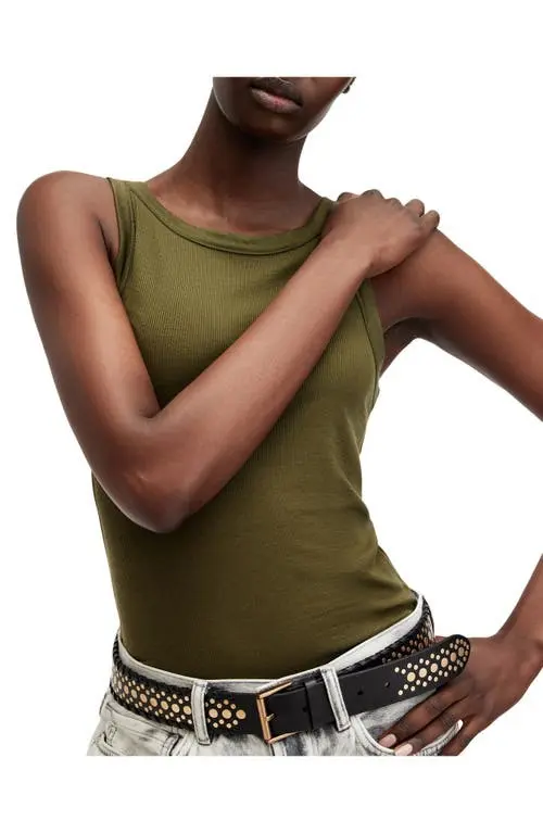 ALLSAINTS Rina Tank Top - Deep Khaki Green