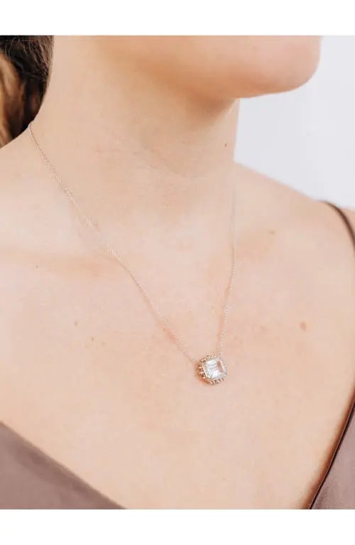 Anzie White Topaz Pendant Necklace