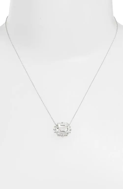 Anzie White Topaz Pendant Necklace
