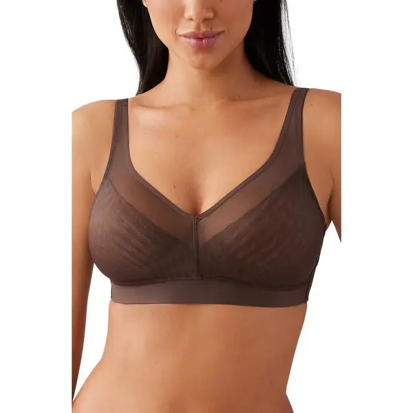 Wacoal Elevated Allure Wireless Bra - Hot Fudge