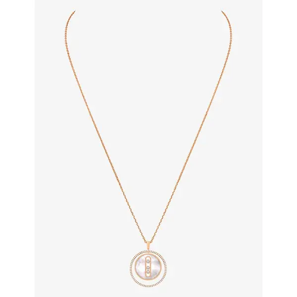 Messika Lucky Move Rose Gold Necklace - Pink Gold