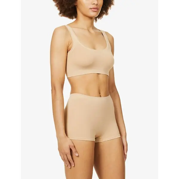 Hanro Touch Feeling Cropped Stretch-jersey Bra