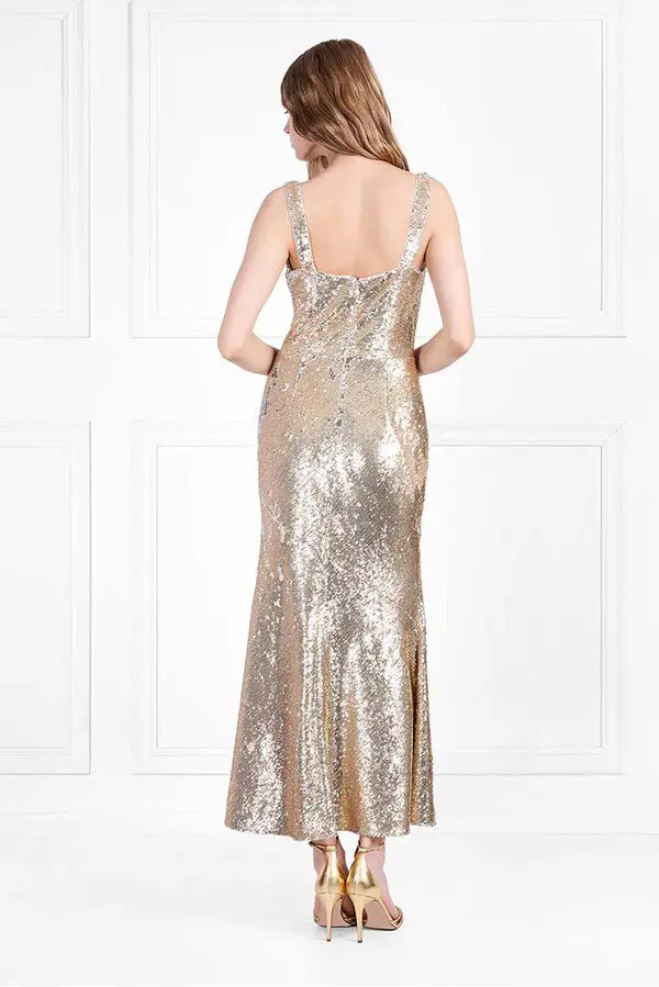 Rachel Zoe Lola Gown In Gold - 40% Off | Editorialist