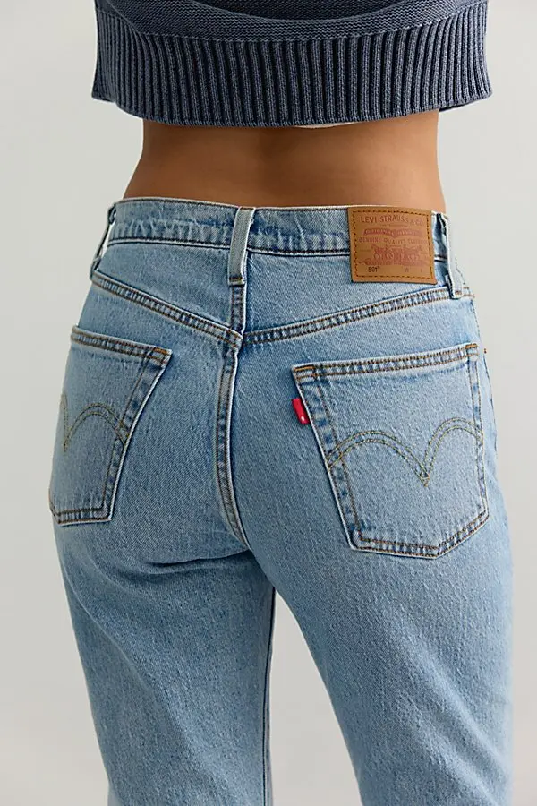 LEVI'S 501 Straight Leg Jeans - Lazy Frame
