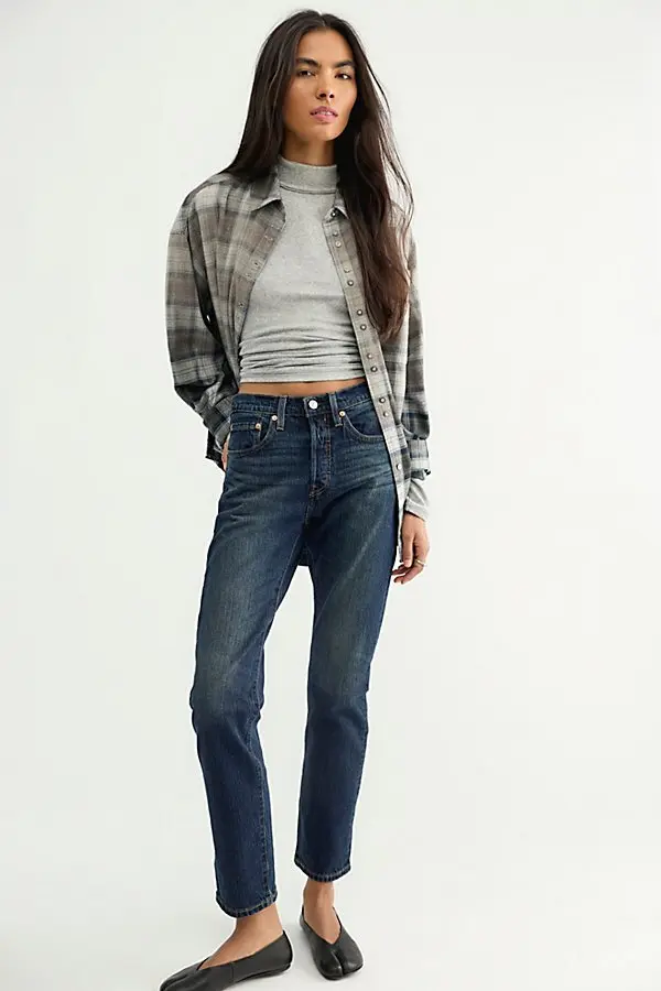 LEVI'S 501 Straight Leg Jeans - Time Take