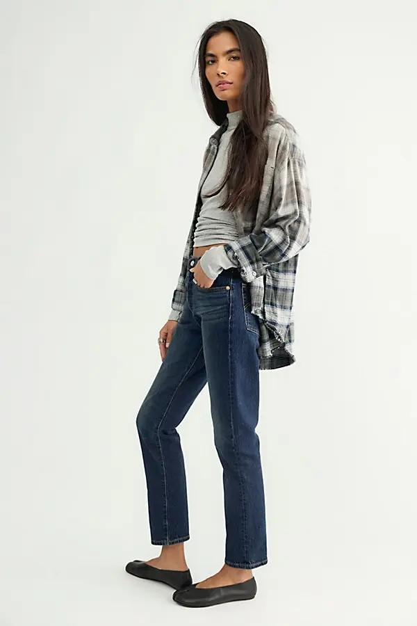 LEVI'S 501 Straight Leg Jeans - Time Take