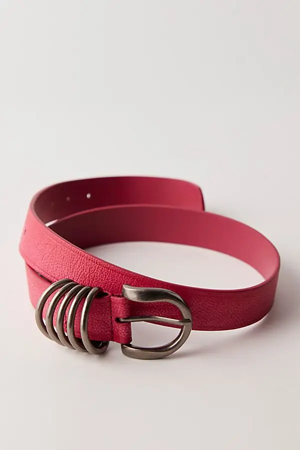 Free People Rori Leather Belt - Love Potion