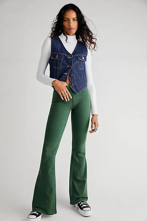 Free People We The Free Penny Pull-on Flare Jeans