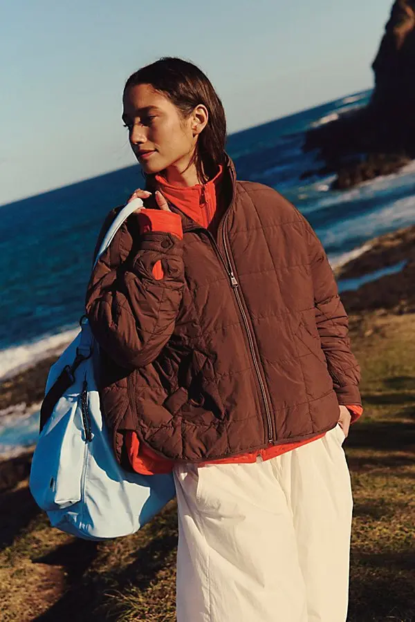 Free People Pippa Packable Puffer Jacket - Cocoa